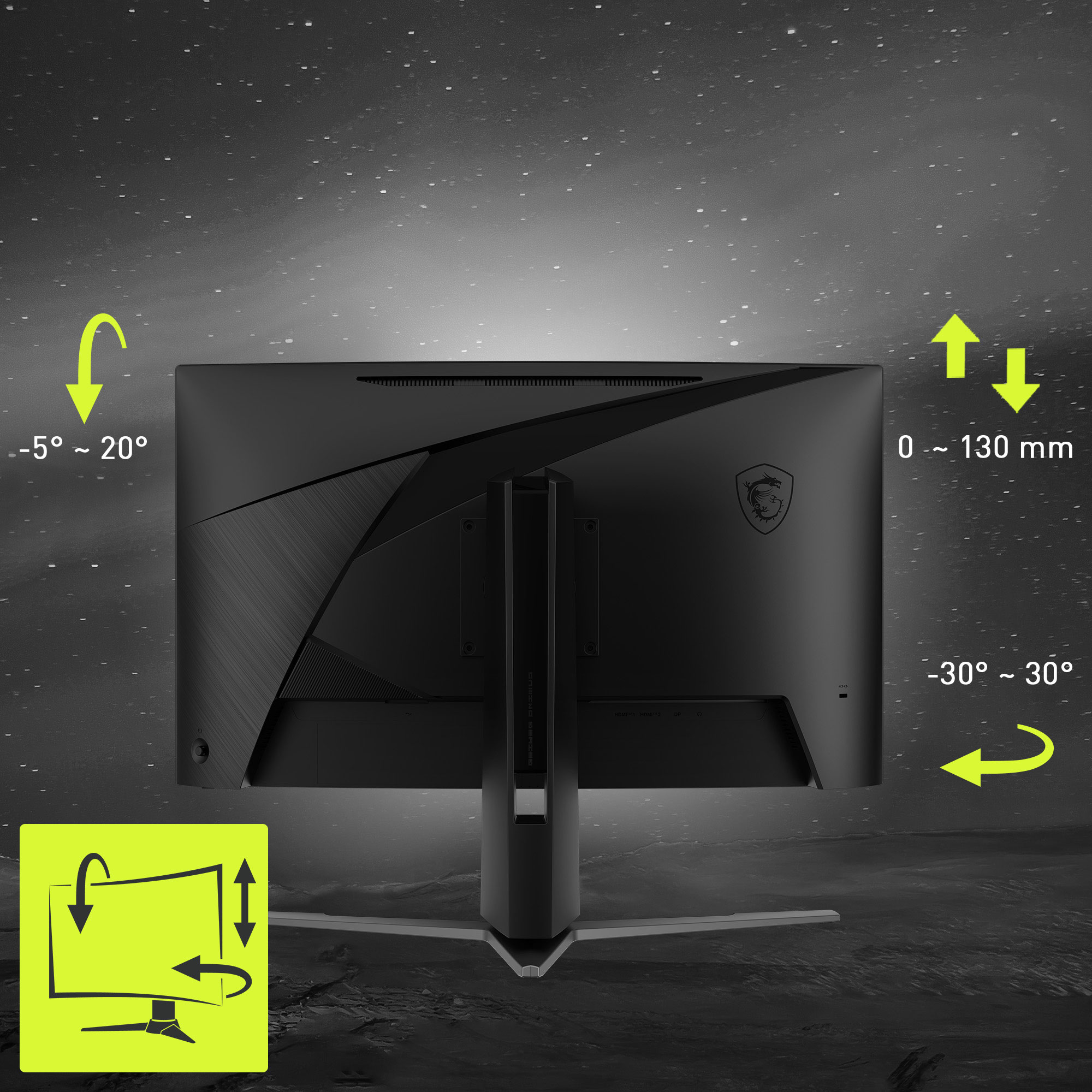 MSI 27" 180 Hz Rapid VA QHD Gaming Monitor 2560 x 1440 (2K) 0.5ms (GTG) MAG27CQ6PF - Newegg.com